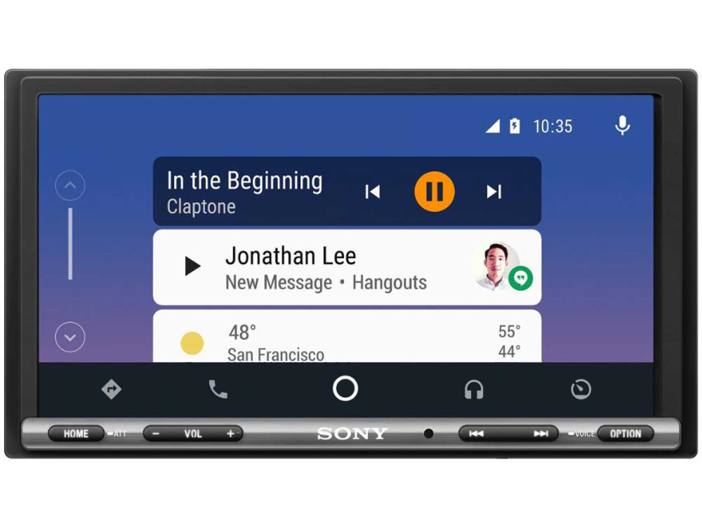 Sony XAV-AX3250 2 DIN Fejegység, Apple CarPlay, Android Auto